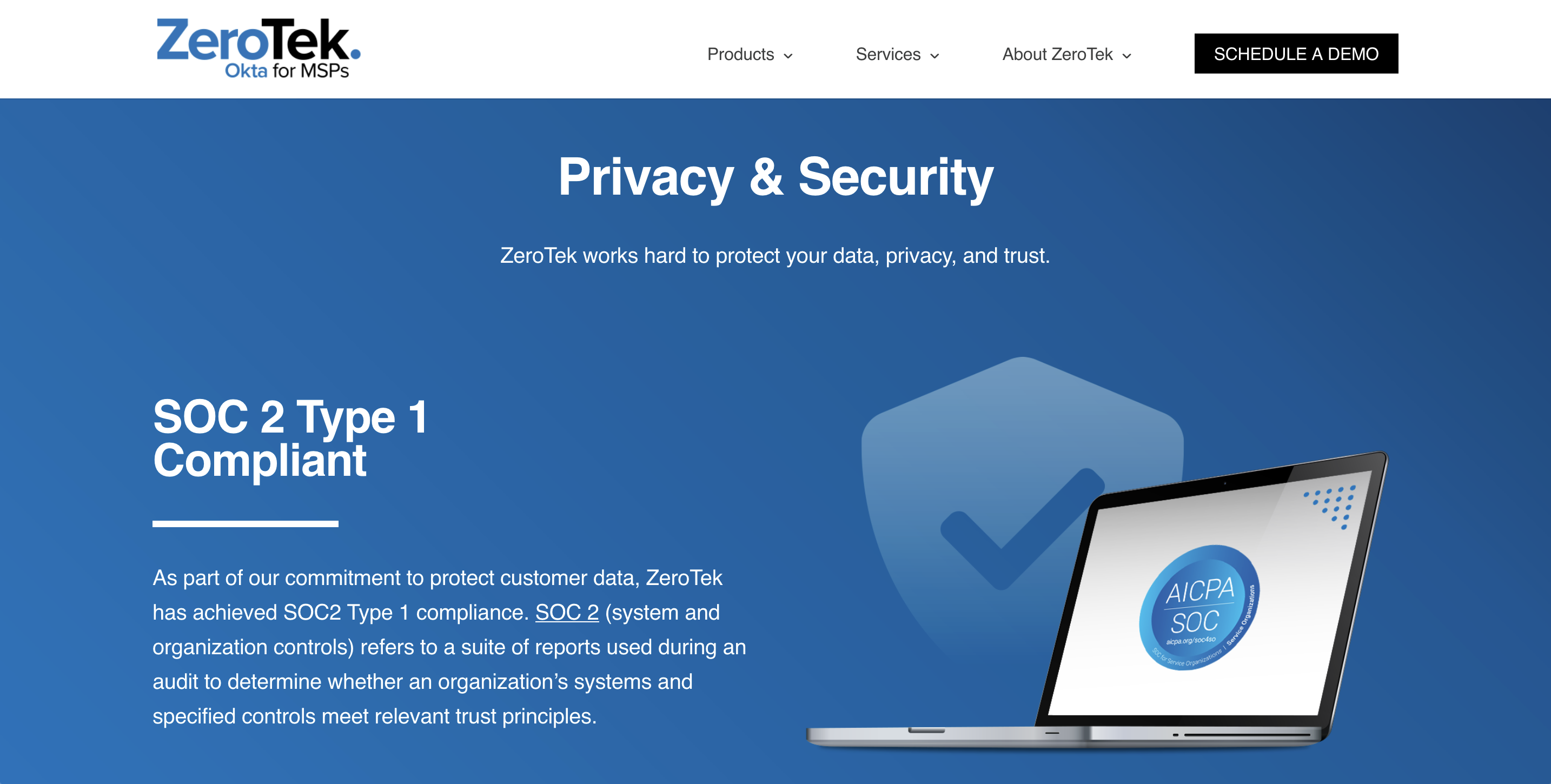 ZeroTek - Privacy and security